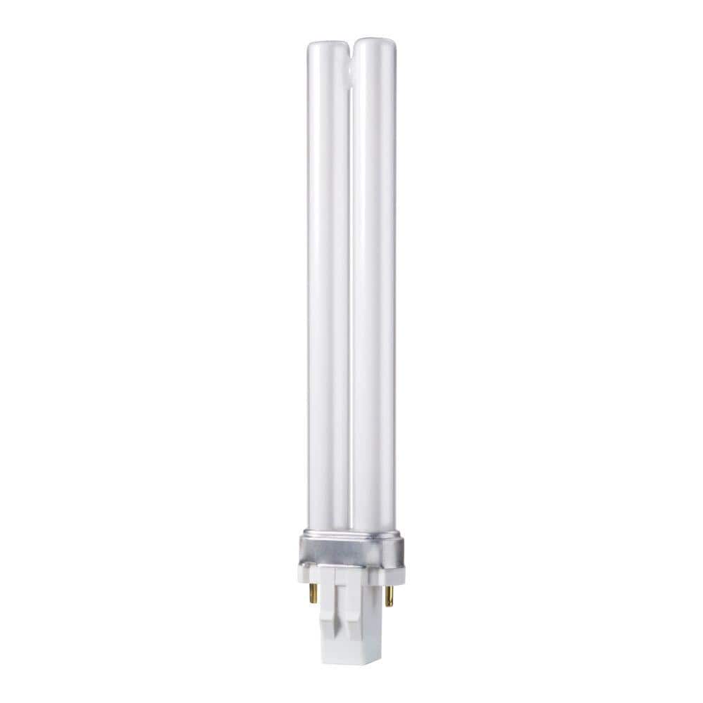 Philips 13-Watt Equivalent CFLni GX23 2-Pin Plug-In Light Bulb, Cool W ...