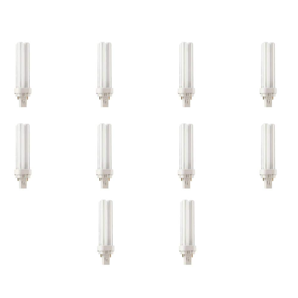Philips 26-Watt G24d-3 CFLni 2-Pin Plug-In Light Bulb, Cool White 4100 ...