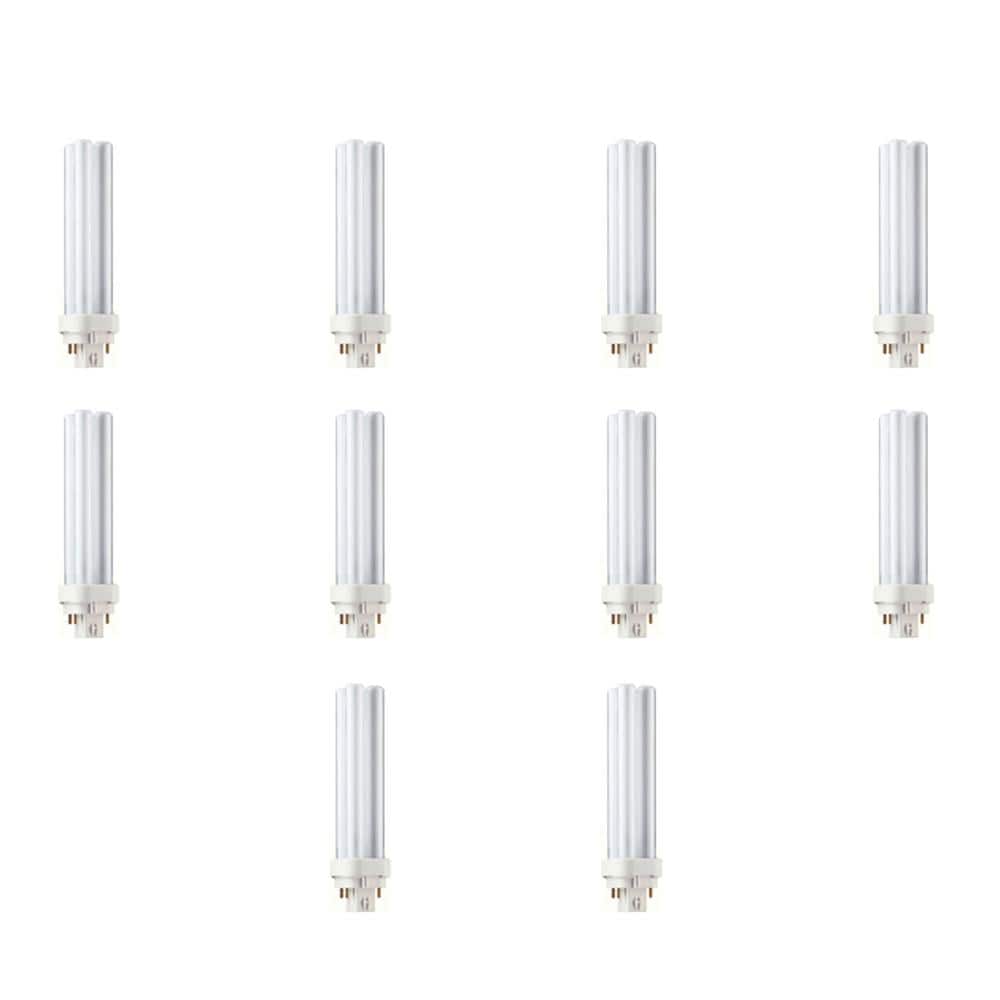 Philips 13-Watt G24q-1 CFLni 4-Pin Plug-In Light Bulb, Cool White 4100 ...