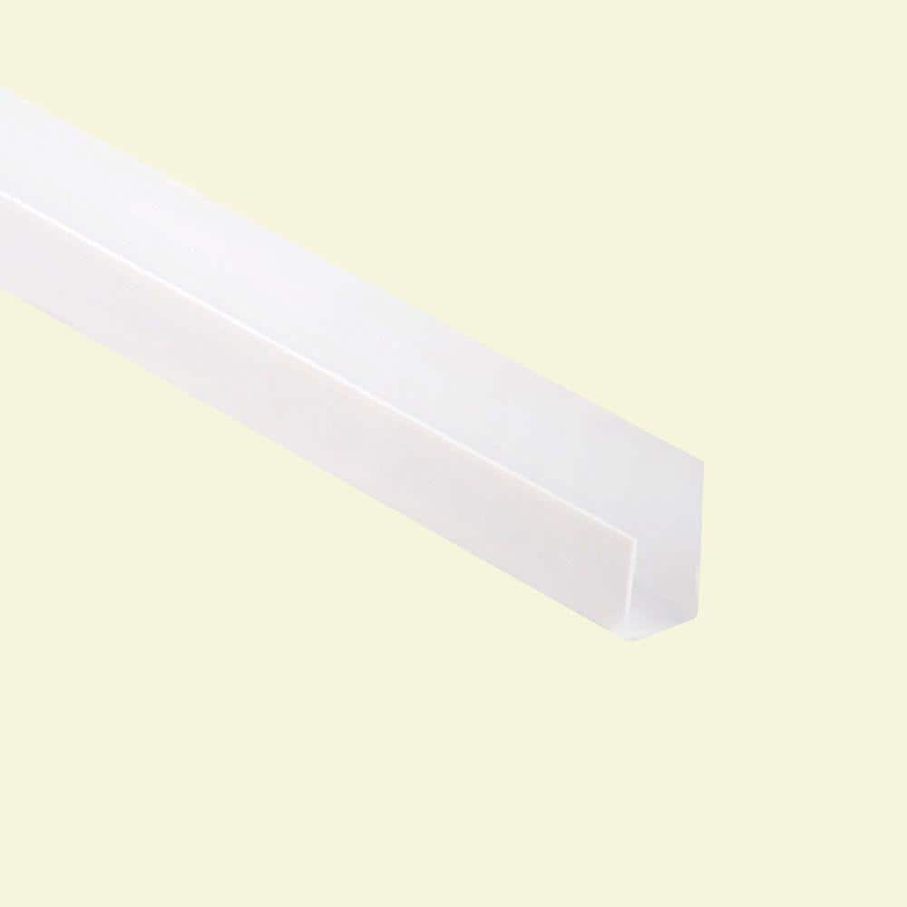 Phillips Manufacturing Company 8 ft. x 1/2 in. Vinyl J Trim – Super Arbor