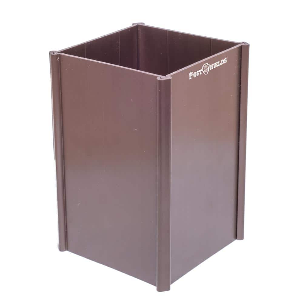 Post Shields 3.5 in. x 3.5 in. x 6 in. H Post Wrap in Bronze – Super Arbor