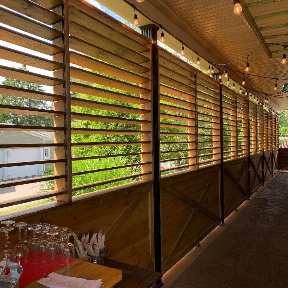 Pylex Deck Sunblind System in Black – Super Arbor