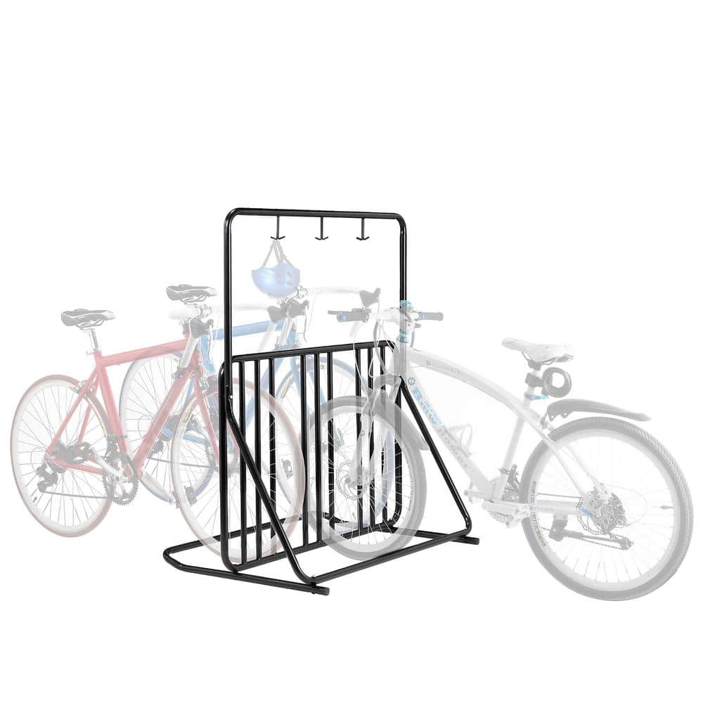RAD Cycle Black 6-Bike Foldable Floor Stand Garage Bike Rack – Super Arbor