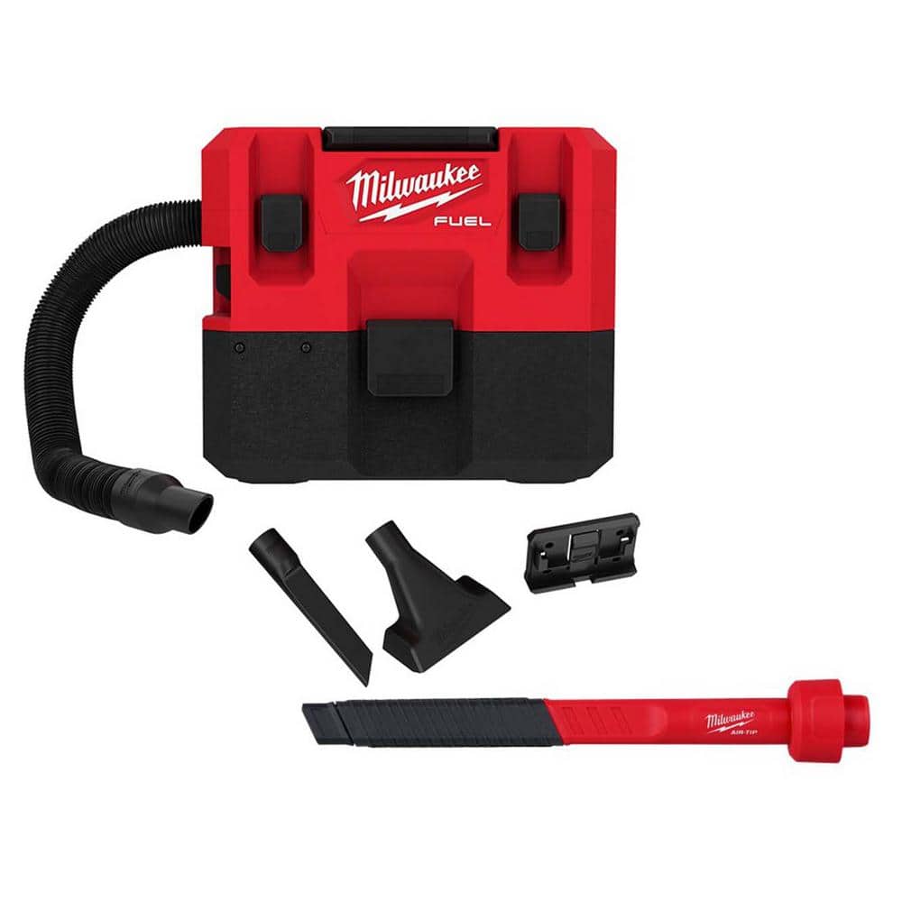 Milwaukee M12 FUEL 12-Volt Lithium-Ion Cordless 1.6 Gal. Wet/Dry Vacuu ...