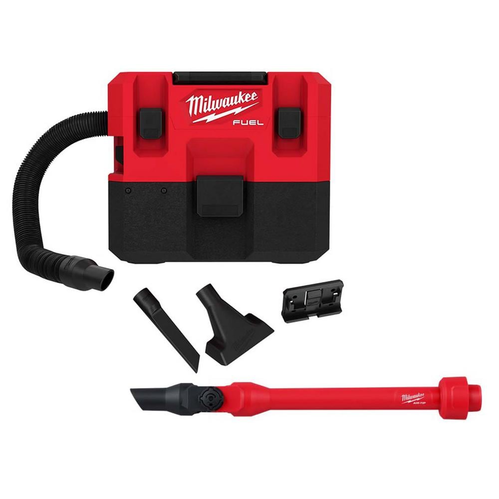 Milwaukee M12 FUEL 12-Volt Lithium-Ion Cordless 1.6 Gal. Wet/Dry Vacuu ...