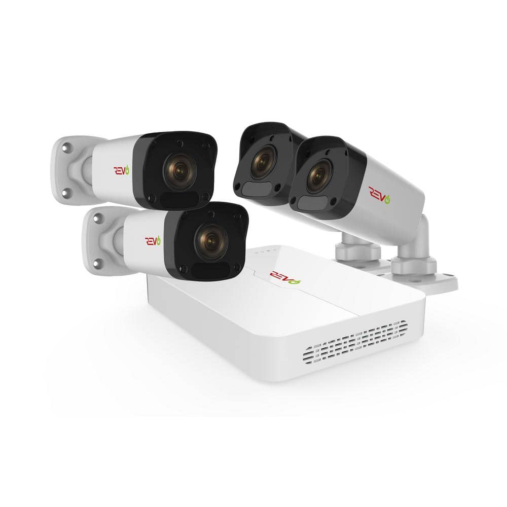 Revo Ultra HD 8-Channel 1TB NVR Surveillance System with 4 2 Megapixel ...