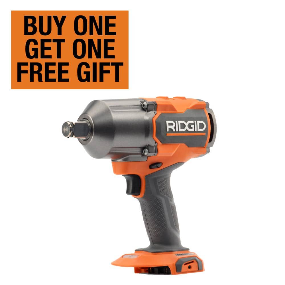 RIDGID 18V Brushless Cordless 3/4 in. High Torque Impact Wrench (Tool ...