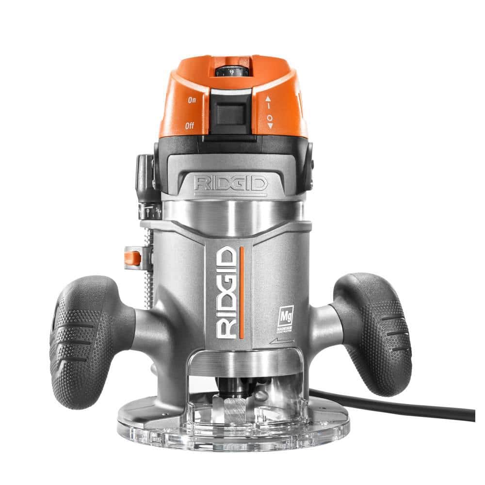 RIDGID 11 Amp 2 HP 1/2 in. Corded Fixed Base Router (R22002) – Super Arbor