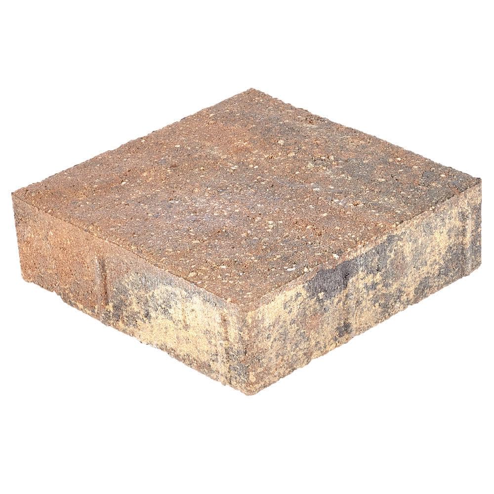 Pavestone Milano Medium 7.75 in. x 7.75 in. x 1.25 in. River Blend Con ...