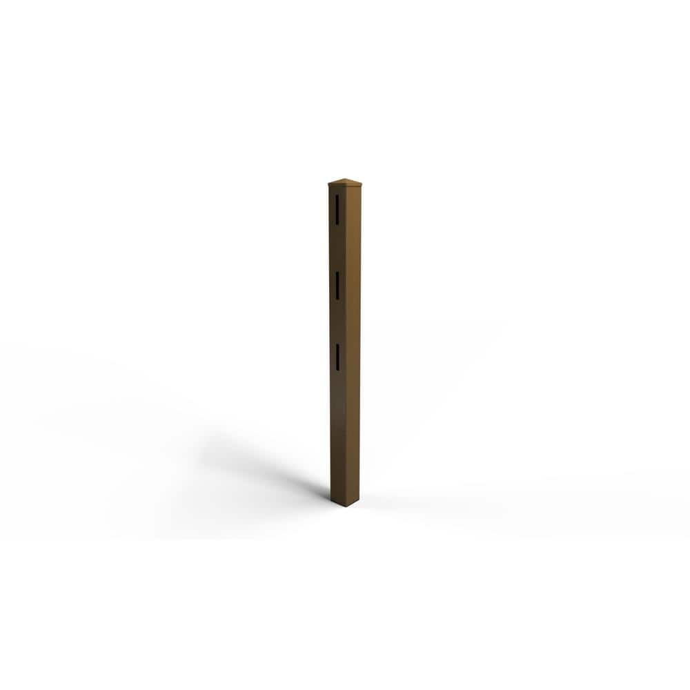Natures Composites Composite 3-Rail Start/End Post with Post Cap for T ...