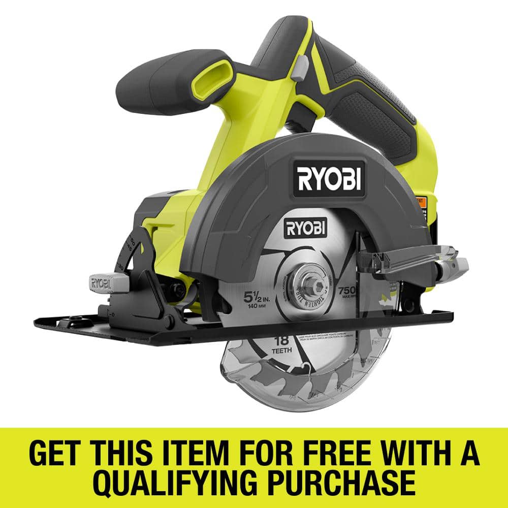 RYOBI ONE+ 18V Cordless 5 1/2 in. Circular Saw (Tool Only) – Super Arbor