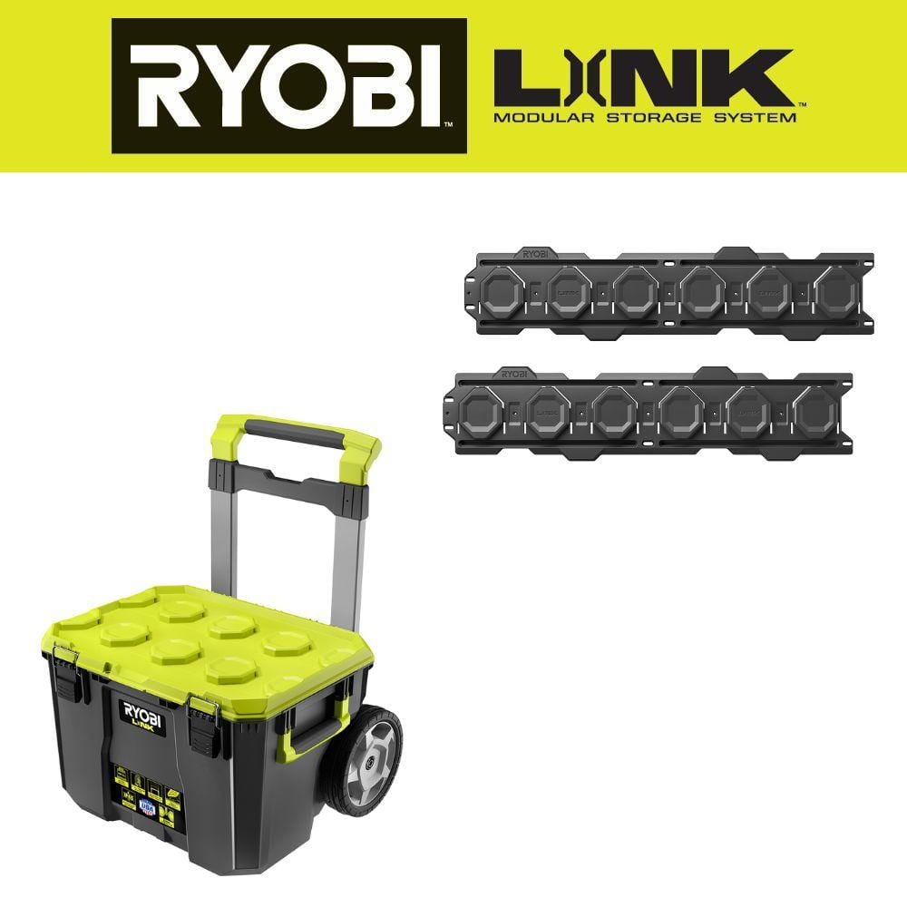 RYOBI LINK Rolling Tool Box w/ Wall Rail (2-Pack) – Super Arbor