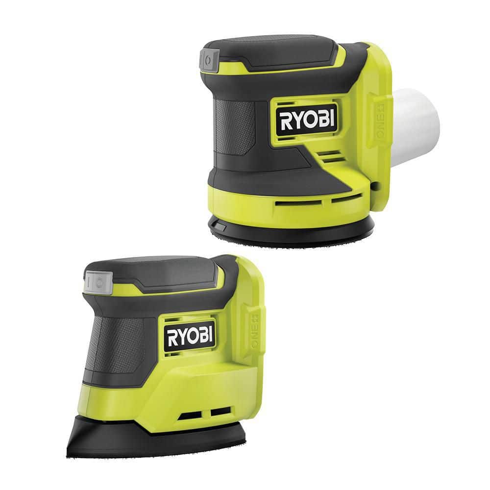 RYOBI ONE+ 18V Cordless 2-Tool Combo Kit with Random Orbit Sander and ...