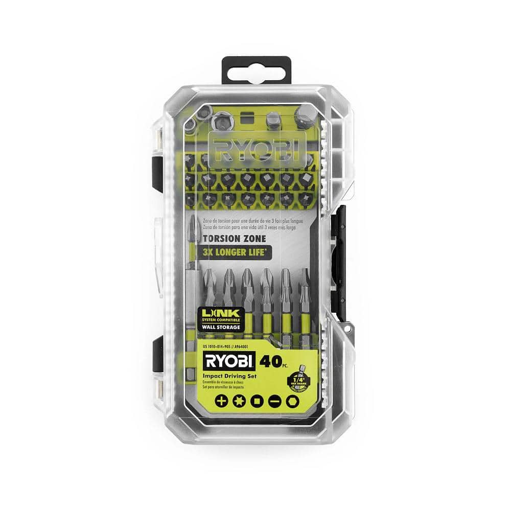 RYOBI Impact Rated Driving Set (40-Piece) – Super Arbor