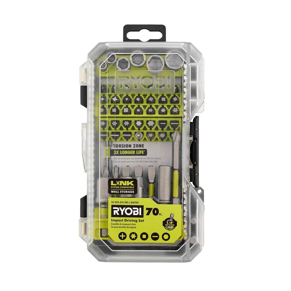 RYOBI Impact Rated Driving Set (70-Piece) – Super Arbor