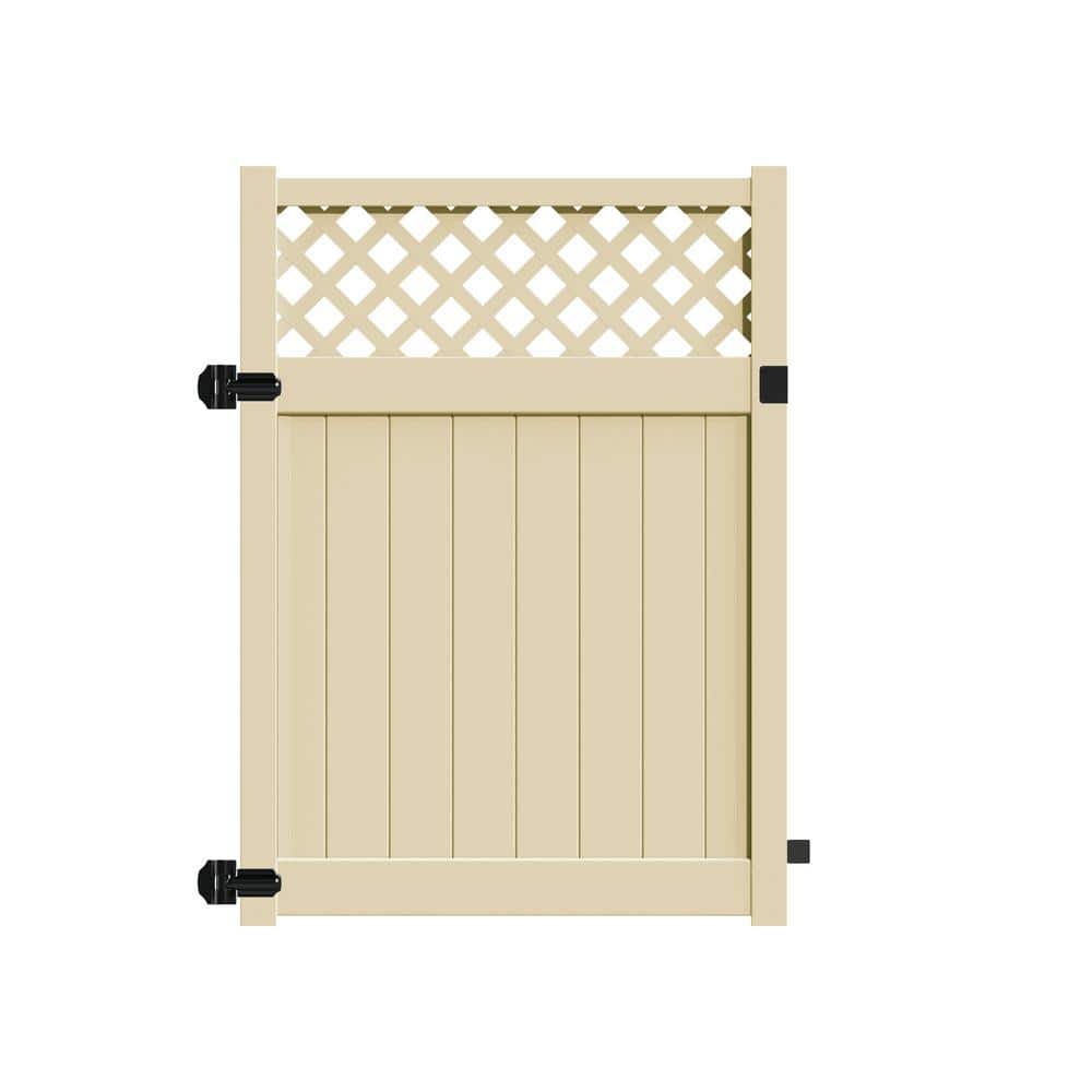 Barrette Outdoor Living Valley Vinyl Fence Gate - 5 ft. x 6 ft. – Super ...