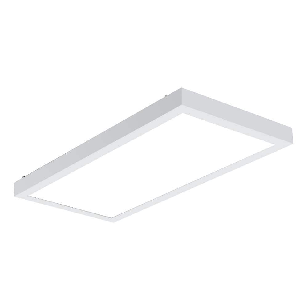 Metalux 1 ft. x 2 ft. Integrated LED Panel Light, Selectable 3000/2400 ...