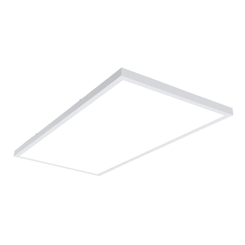 Metalux 2 ft. x 4 ft. Integrated LED Panel Light, Selectable 4800/3350 ...