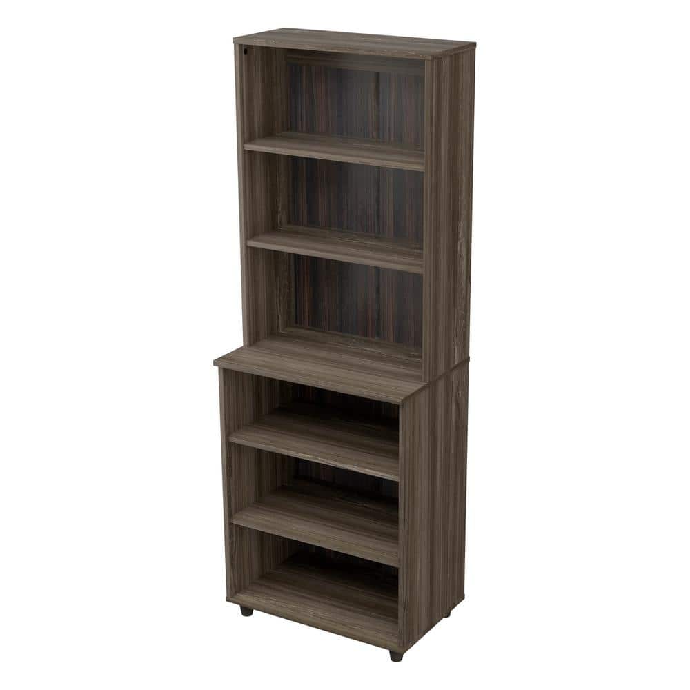 Inval 23.62 in. W x 15.35 in. D x 66.14 in. H in Ready to Assemble Sta ...