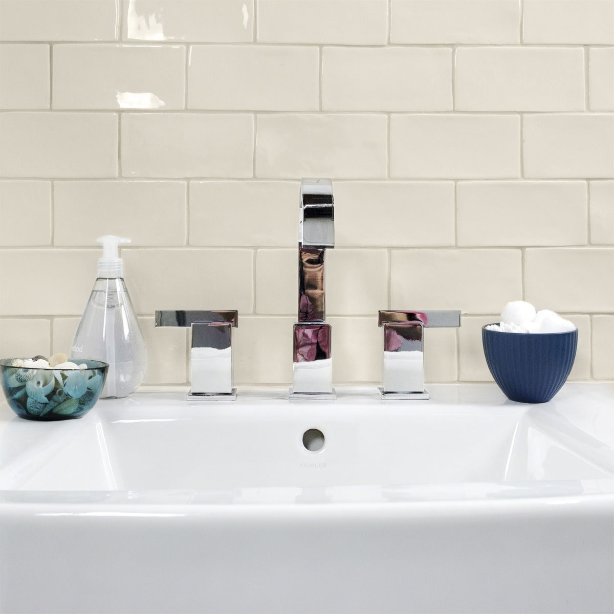 Lancaster Vanilla Cream 3x6 Polished Ceramic Subway Tile – Super Arbor