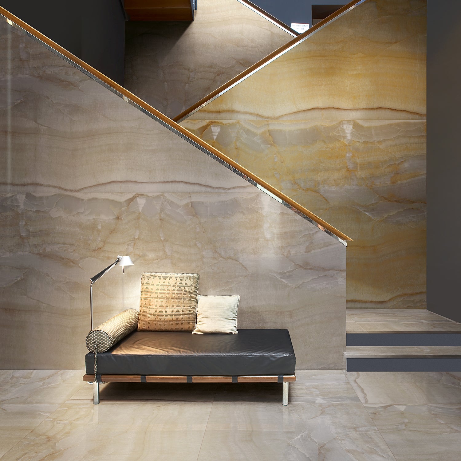 Lux Tile Marmi Slim Onice Perla 60x120 Polished Porcelain Slab – Super ...