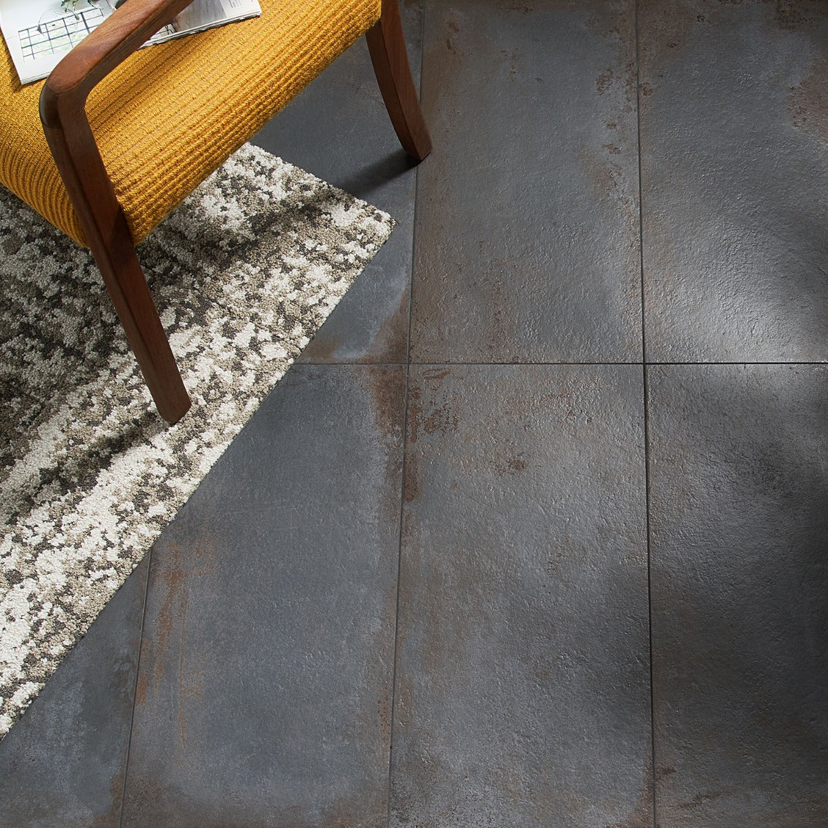 Angela Harris Flatiron Black 12x24 Matte Porcelain Tile – Super Arbor