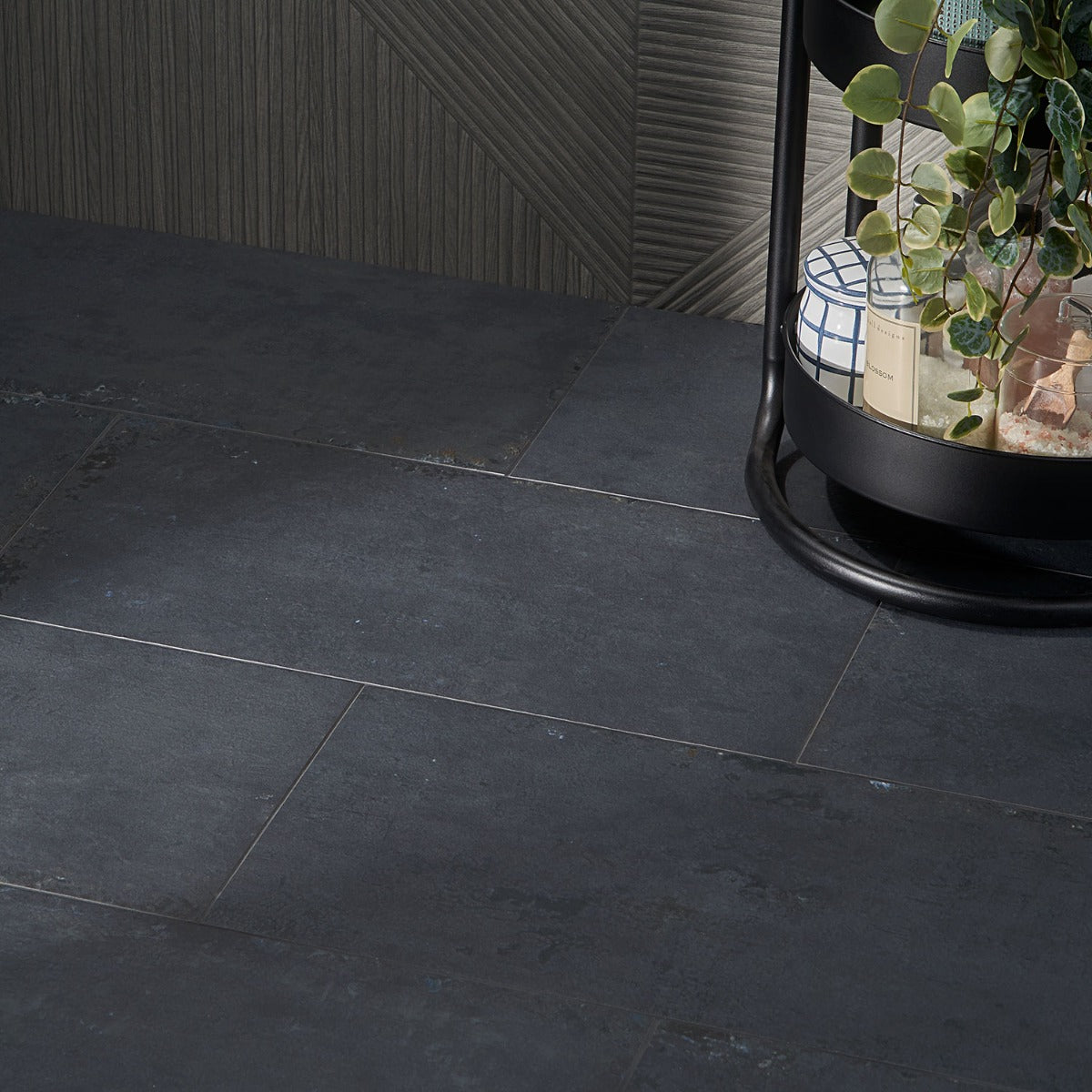 Lux Tile Portrait Black Matte Porcelain Tile 12x24 – Super Arbor