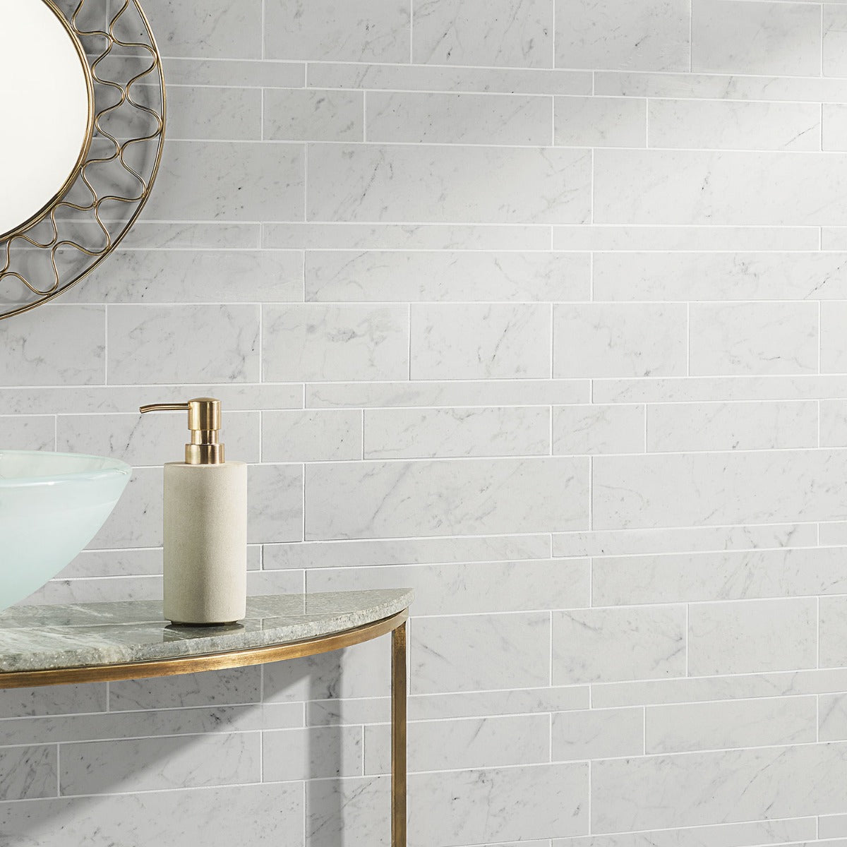 DreamStone Carrara Giola Matte Porcelain Mosaic Tile - Lux Tile – Super ...