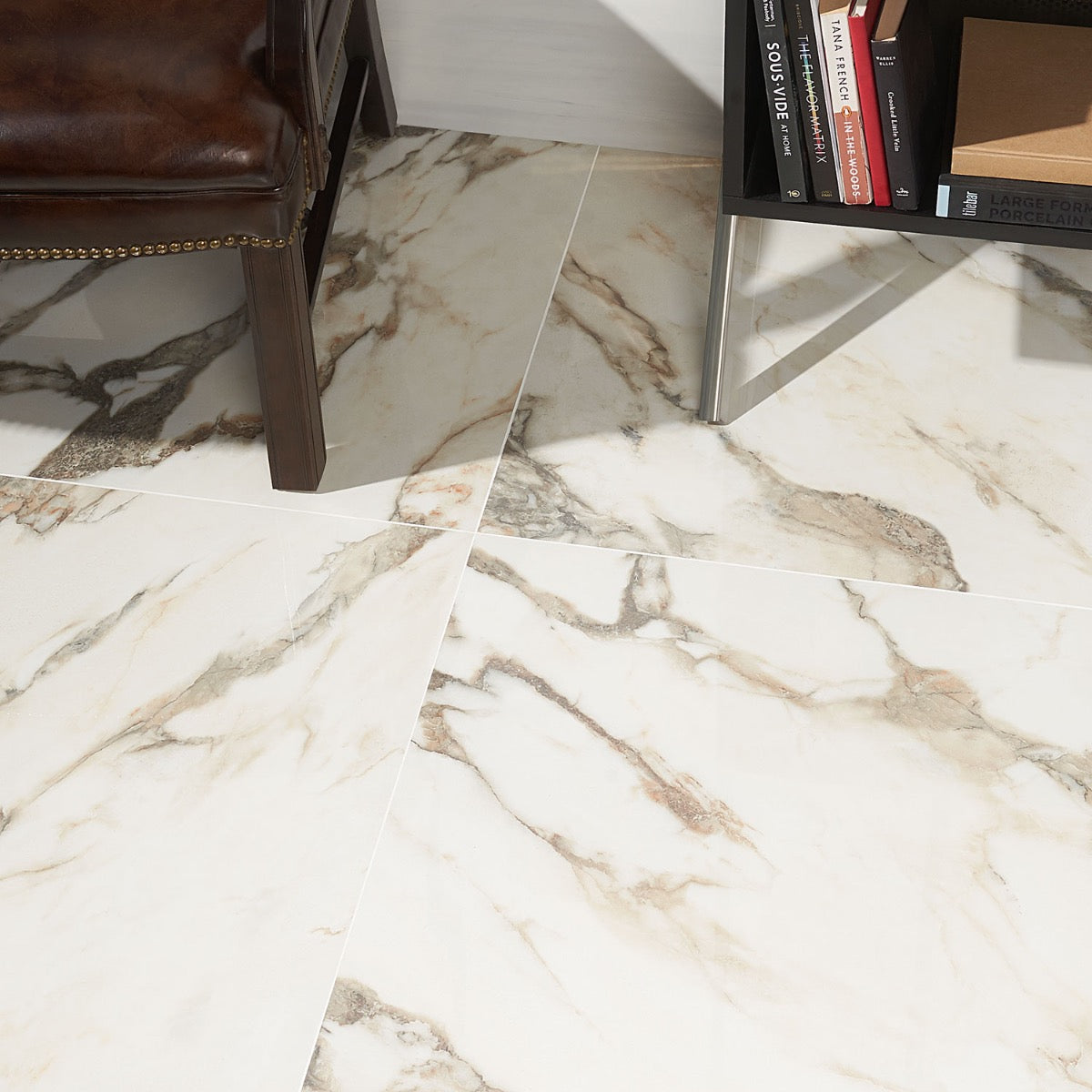 DreamStone Calacatta Rustico Polished Porcelain Tile - 24x24 – Super Arbor
