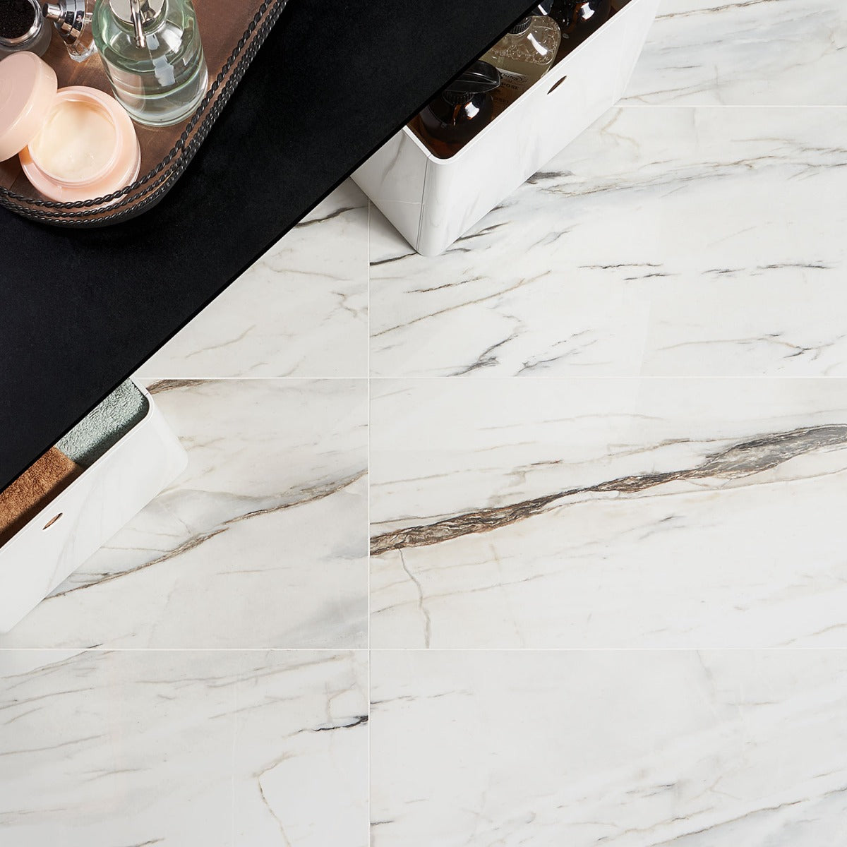 DreamStone Carpaccio Polished Porcelain Tile 12x24 - Lux Tile – Super Arbor