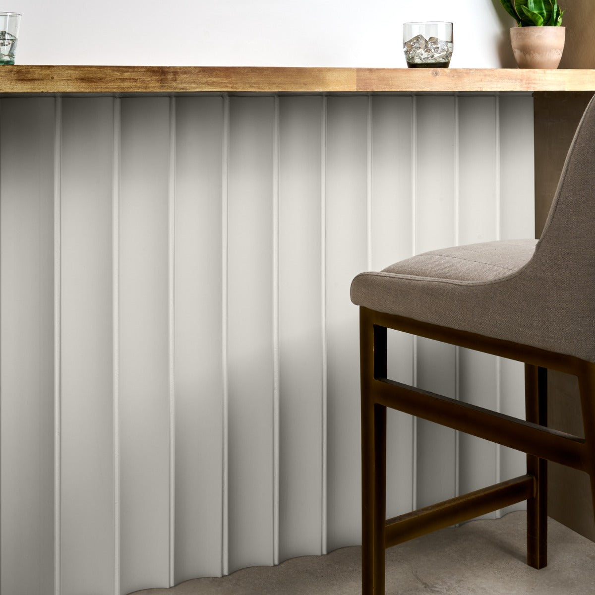 Roller White Fluted Column 4x36 3D Handmade Matte Ceramic Tile – Super ...