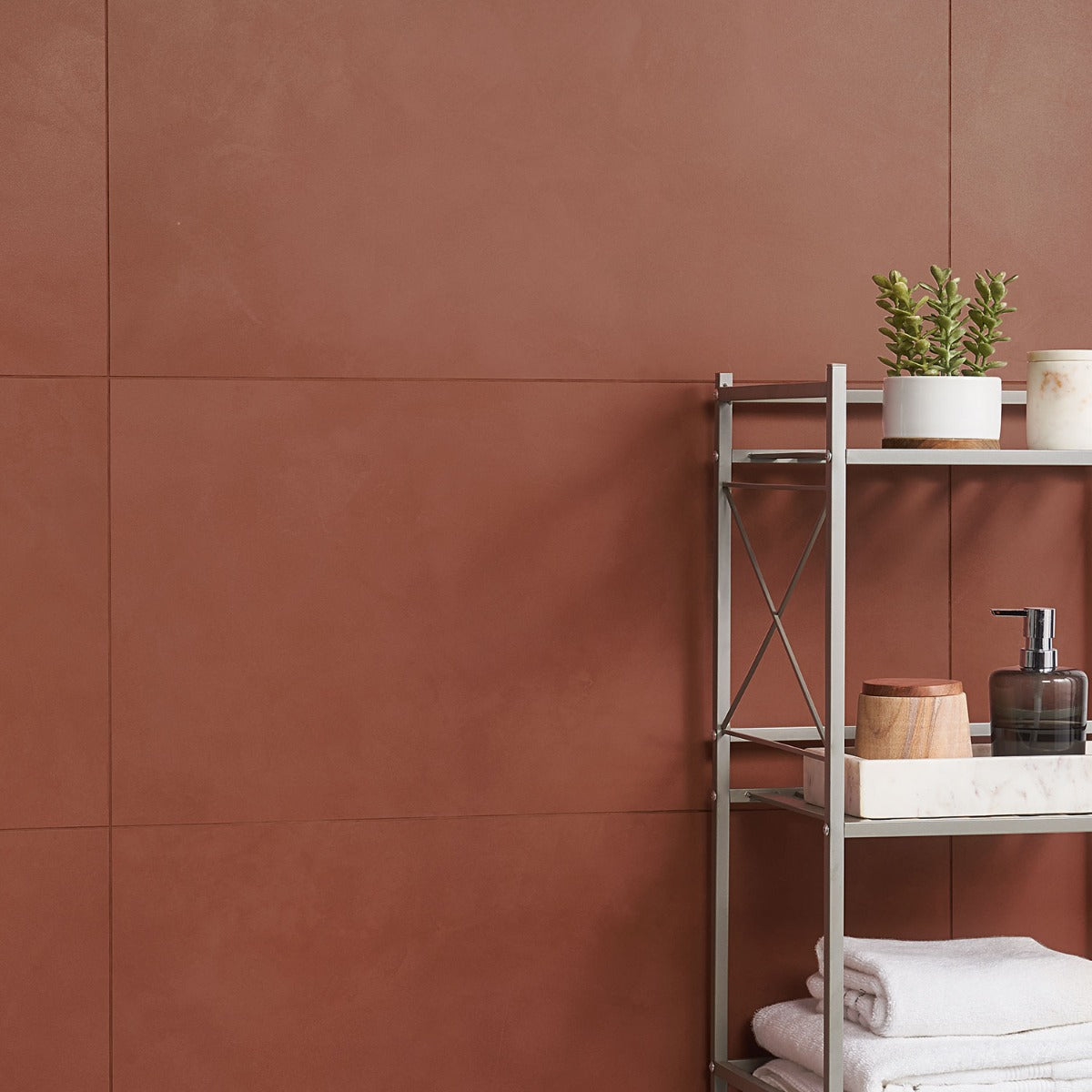Clay Grace Red Matte Porcelain Tile 16x32 - Lux Tile – Super Arbor