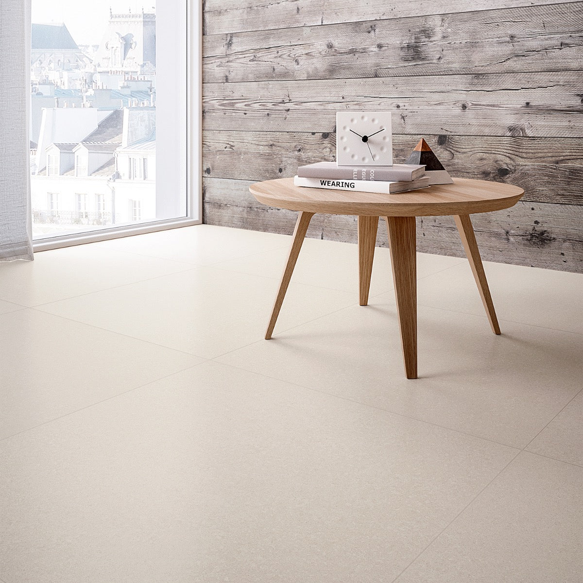 NewTech Bianco White 24x24 Matte Double Loaded Porcelain Tile – Super Arbor