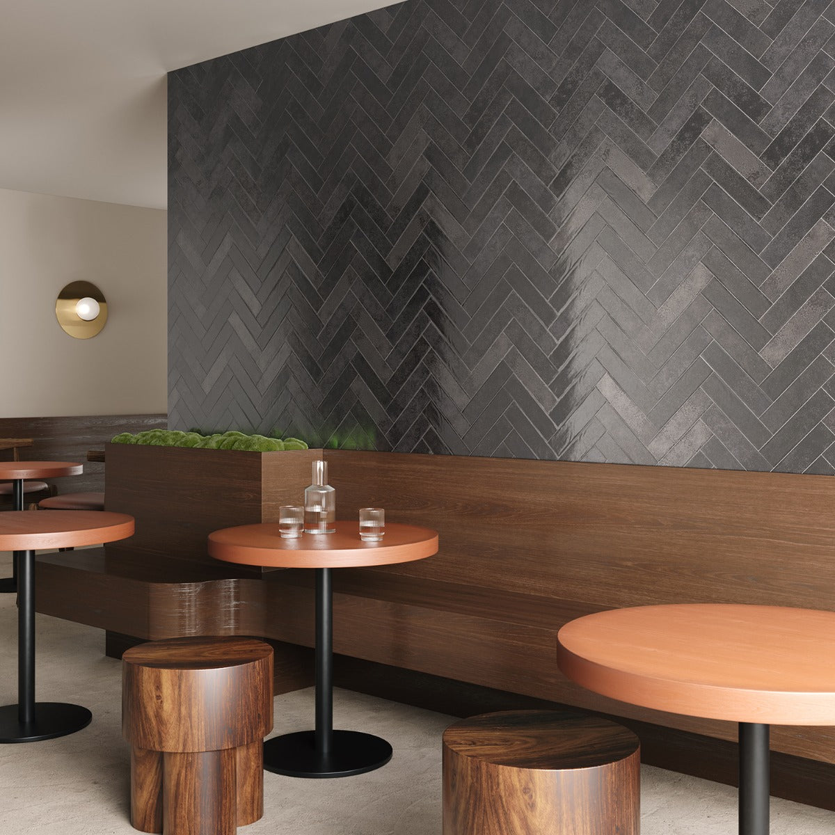 Kalay Antracite Gray 3x12 Glossy Ceramic Subway Tile - Lux Tile – Super ...