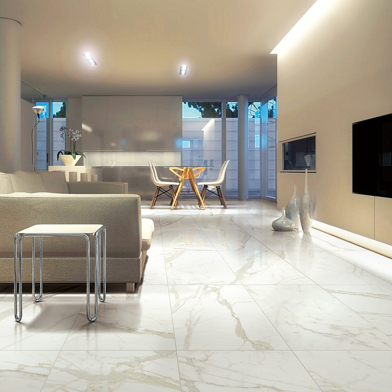 Versilia Calacatta Oro Polished Porcelain Tile 12x24 - Lux Tile – Super ...