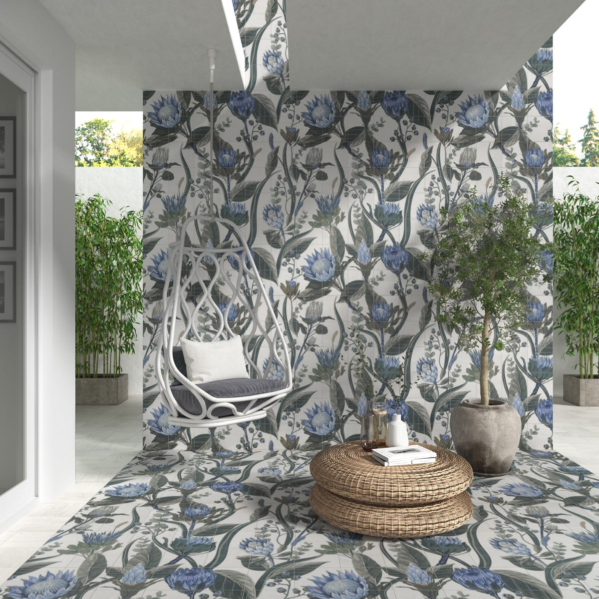 Angela Harris Wilder Protea Mural 8x8 Matte Porcelain Tile – Super Arbor