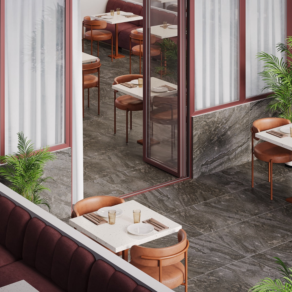 Santo Earth Brown 24x48 Matte Porcelain Tile - Lux Tile – Super Arbor