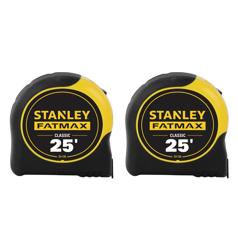 Stanley 25 ft. FATMAX Tape Measure (2-Pack) – Super Arbor