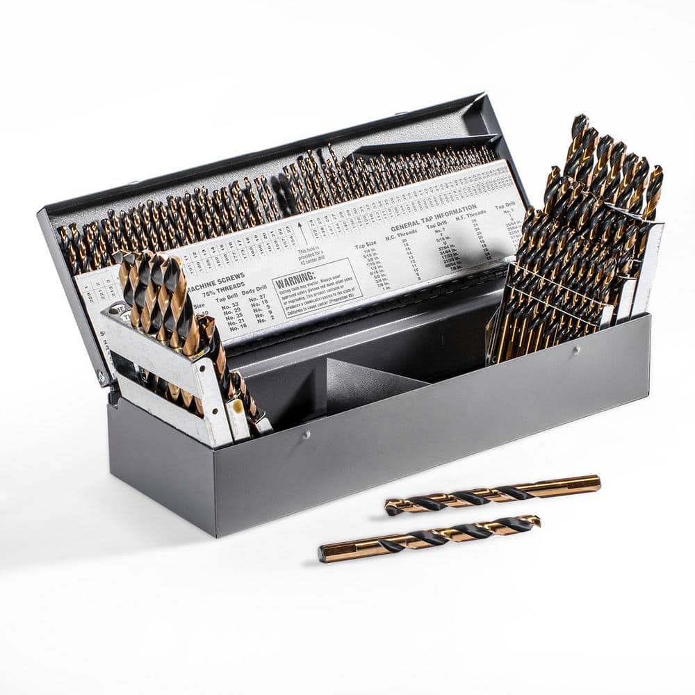 Stark ELITE High Speed Steel Drill Bit Set with Case (115-Piece ...