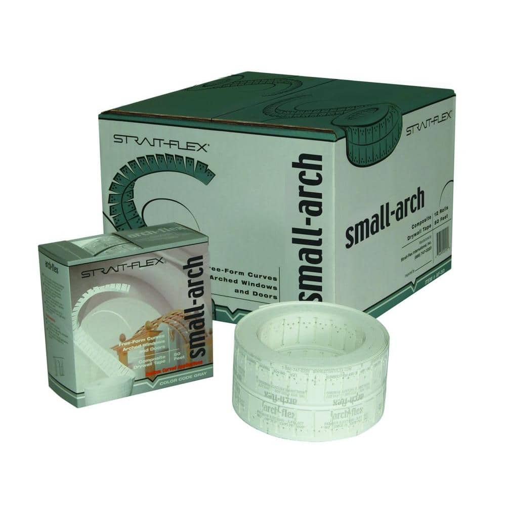 Strait-Flex 3-3/8 in. x 50 ft. Arch-Flex Composite Drywall Joint Tape ...