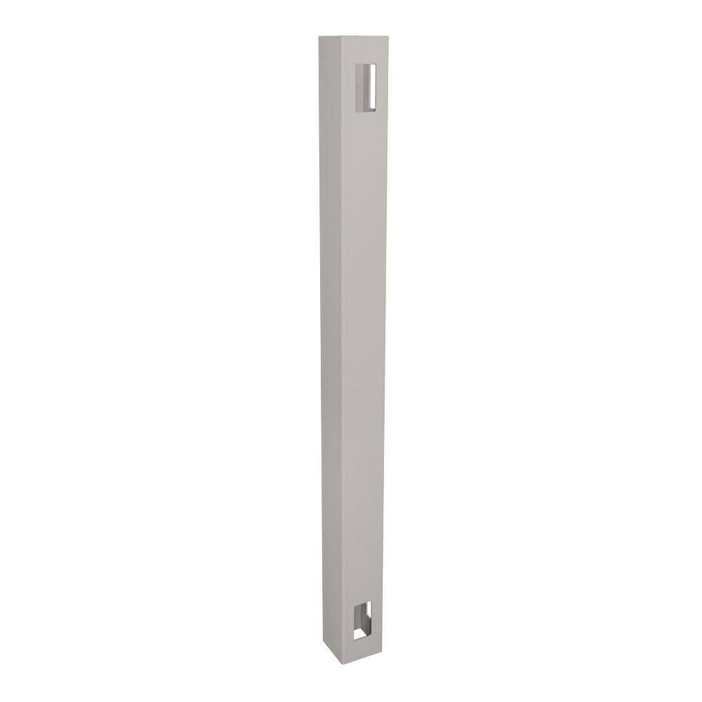 Weatherables 4 in. x 4 in. x 7 ft. Tan Vinyl Fence Corner Post – Super ...