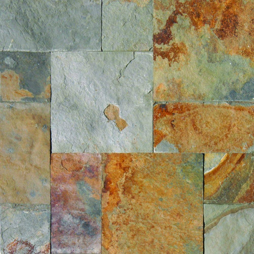 MSI Three Rivers Gold Pattern Gauged Slate Floor and Wall Tile (5 Kits ...