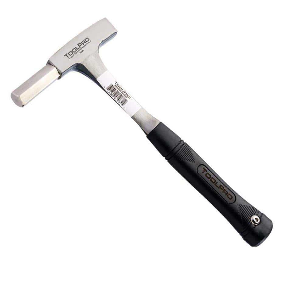 ToolPro 33 oz. Magnetic Hammer with Replaceable Head and 7 in. Comfort ...