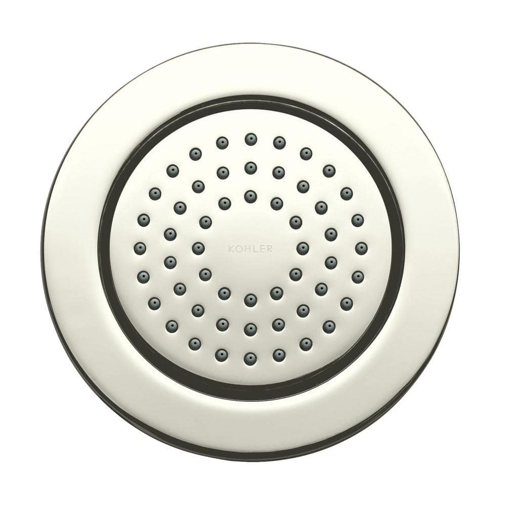 KOHLER WaterTile 4.875 in. 1-Spray Single Function 54-Nozzle Round Bod ...