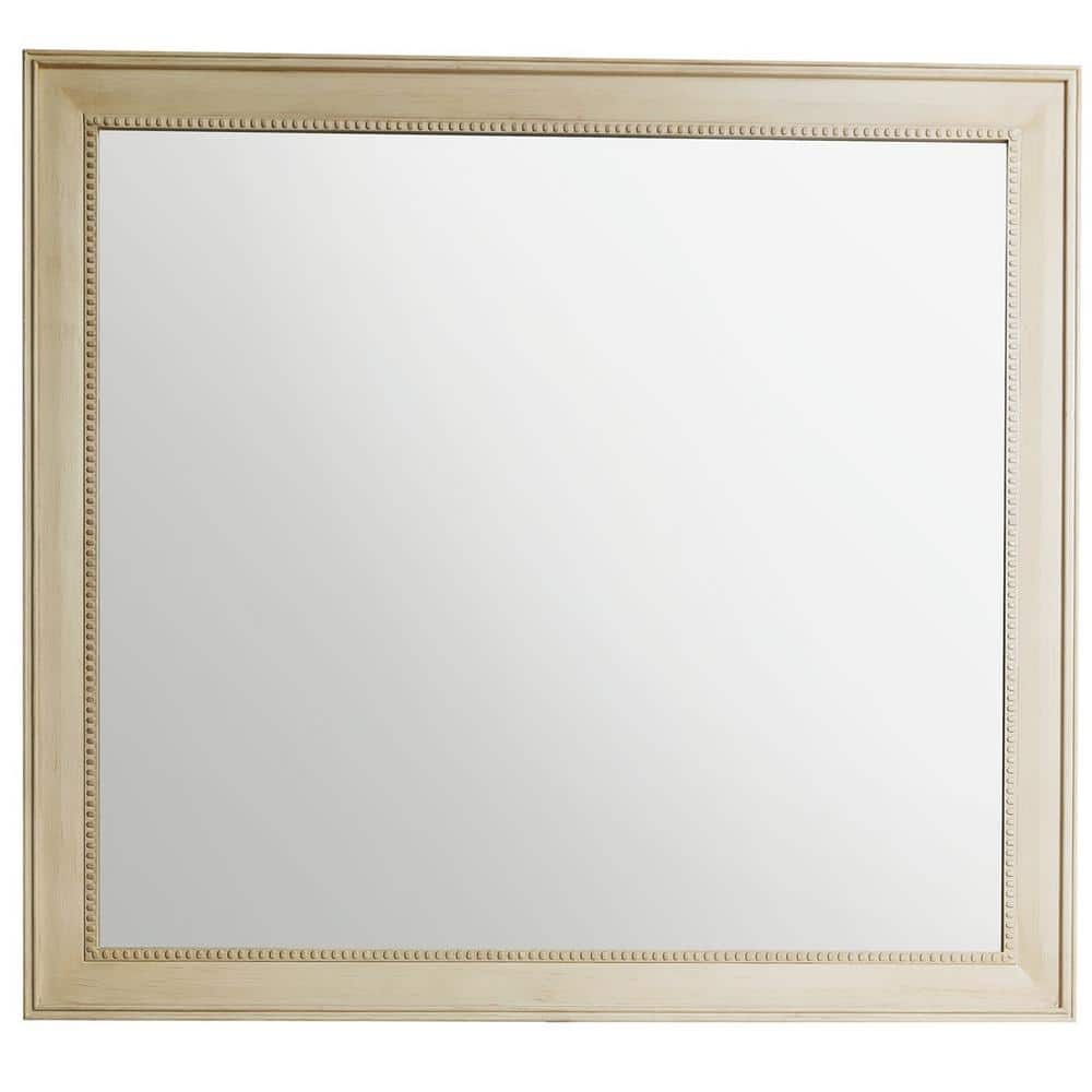 James Martin Vanities Bristol 44" x 40" Vintage Vanilla Bathroom Mirro ...
