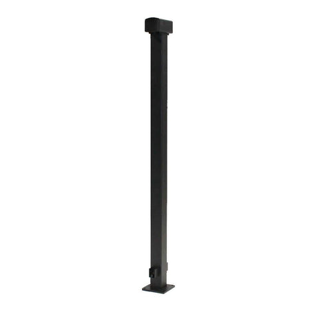 Vista Railing Systems Inc 36 in. H x 2 in. W Black Aluminum Level Rail ...