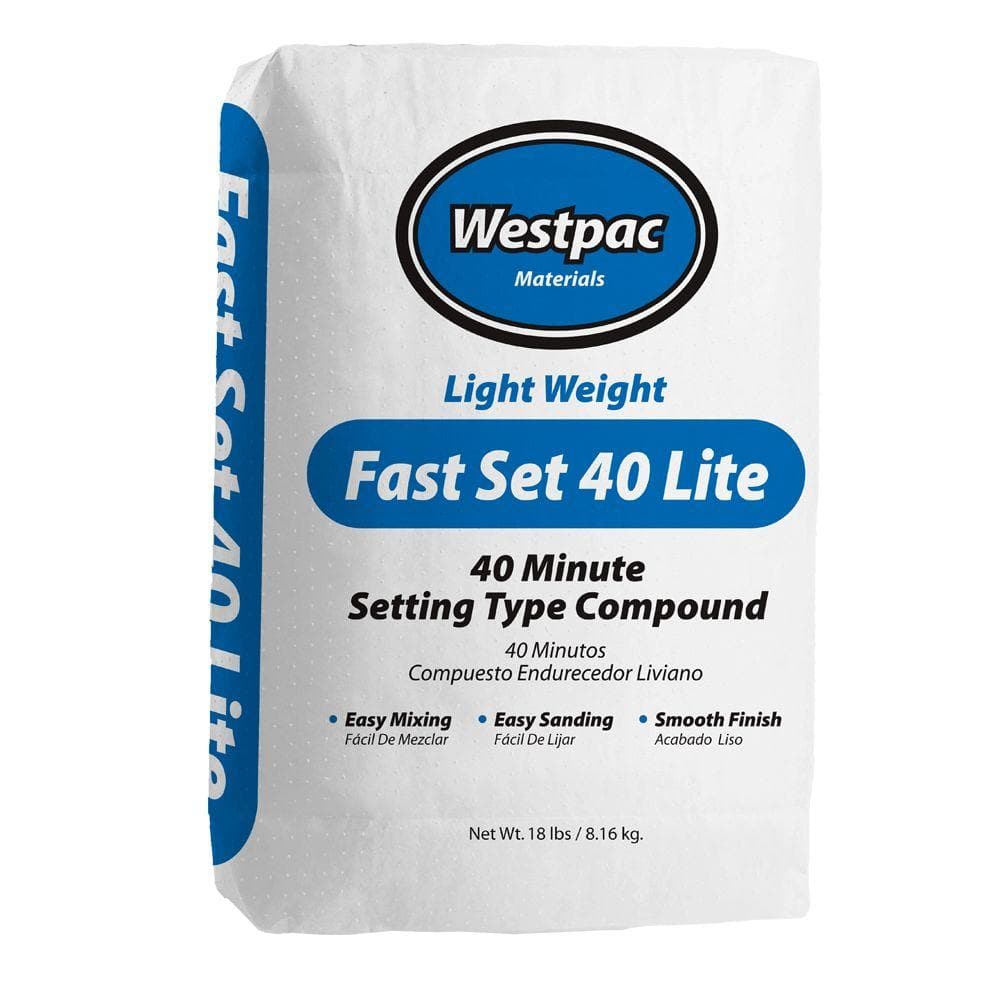 Westpac Materials 18 lb. Fast Set 40 Lite Setting-Type Powder Joint Co ...