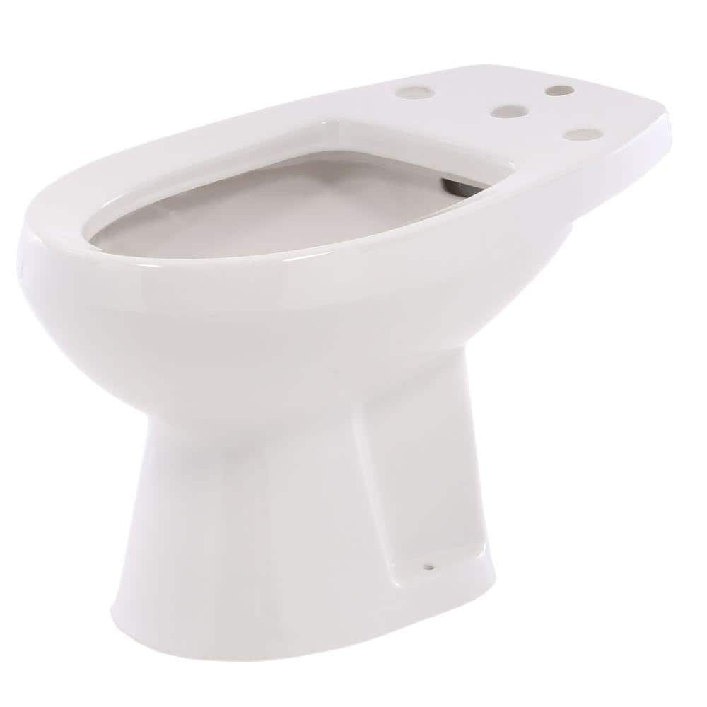 American Standard Cadet Round Bidet in White for Deck Mounted Fitting ...
