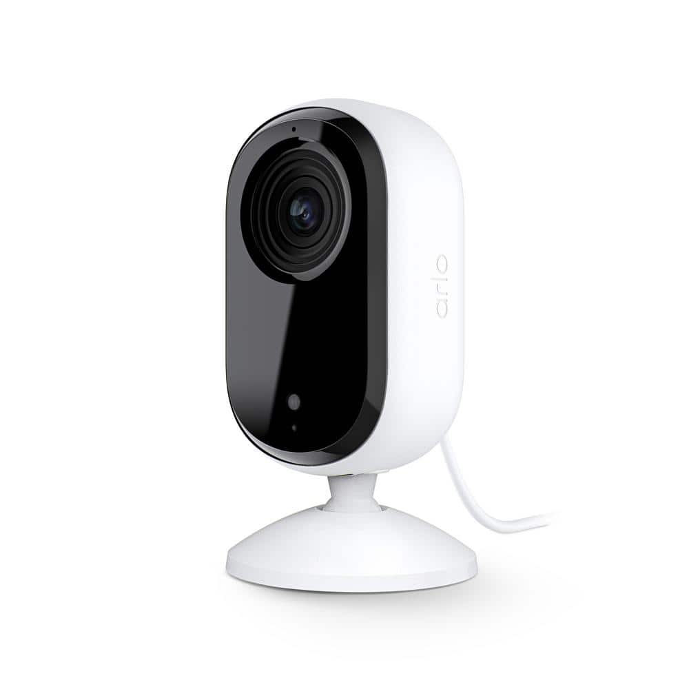 Arlo Essential Wireless Indoor Security Camera 2K (2nd Gen) with Priva ...