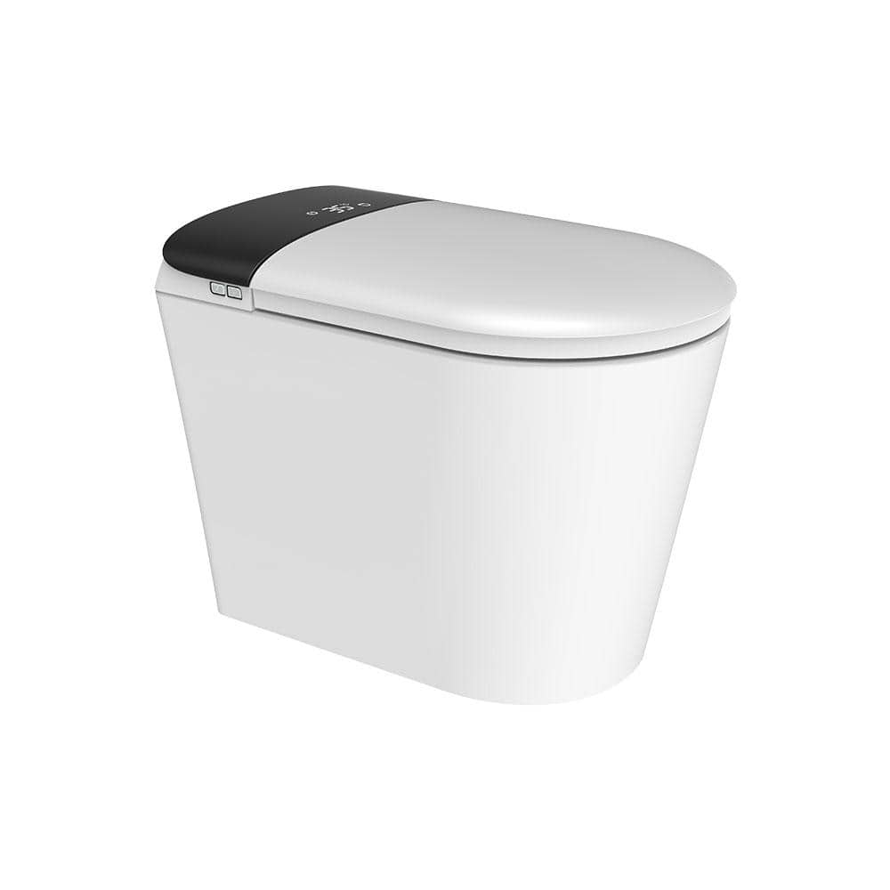 MYCASS Smart Toilet Bidet 1.32 GPF with Warm Air Dryer & Auto Flush ...